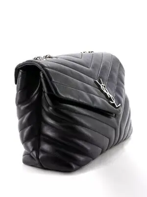 Saint Laurent Loulou Matelasse Chevron Leather Medium Shoulder Bag
