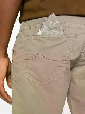 Jacob Cohen Logo-patch Shorts - Neutrals