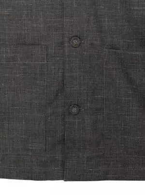 Officine Générale Sheldon Patch-pocket Shirt Jacket - Grey