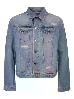 14BROS Distressed Pocket Denim Jacket