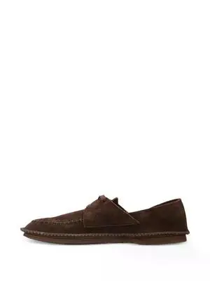 Premiata Lace-up Stitched Loafers