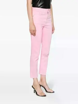 Patrizia Pepe Logo Plaque Tapered Jeans