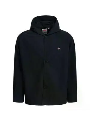 DANTON Tusser Logo-patch Hooded Coat