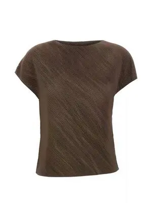 Vince Pleated Cap-sleeve Top