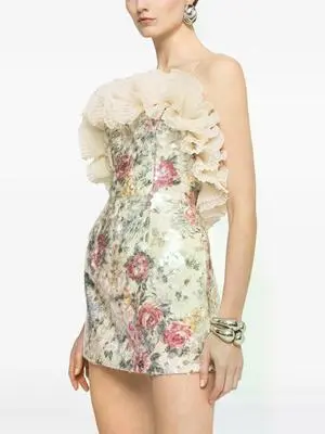 NISSA Backless Sequin Mini Dress