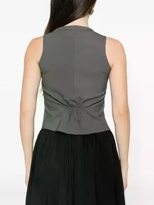 Tagliatore Buttoned Waistcoat - Grey