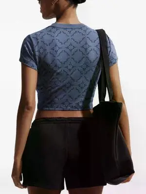Nike Logo-print Cropped T-shirt