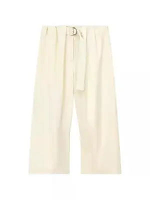 Loewe Belted Pleated Trousers - Neutrals