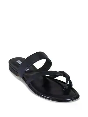 Manolo Blahnik Susa Toe-strap Slip-on Sandals - Blue