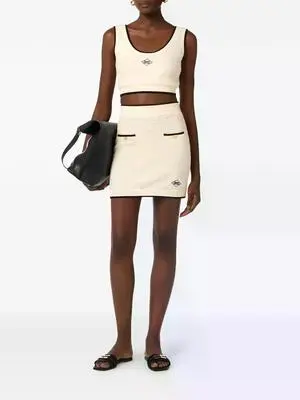 Elisabetta Franchi Logo-detail Mini Skirt