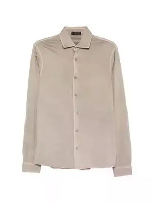 DELL'OGLIO Long-sleeves Shirt - Neutrals