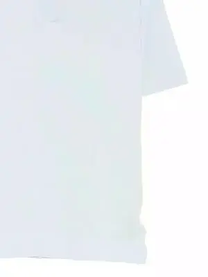 DELL'OGLIO Short-sleeve Cotton Polo Shirt - Blue