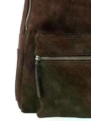 Orciani Zip-pocket Backpack - Brown