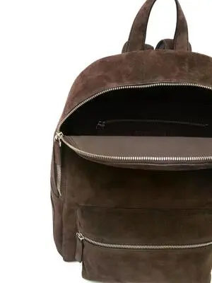 Orciani Zip-pocket Backpack - Brown