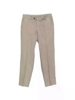 DELL'OGLIO Pressed-crease Trousers