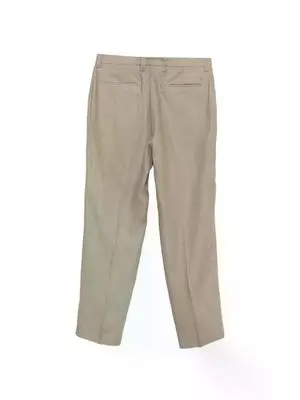 DELL'OGLIO Pressed-crease Trousers