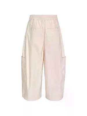 LEE MATHEWS Gilbert Drawstring-waist Trousers - Neutrals