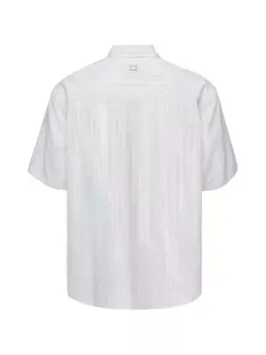 WOOYOUNGMI Stripe-pattern Short-sleeve Shirt