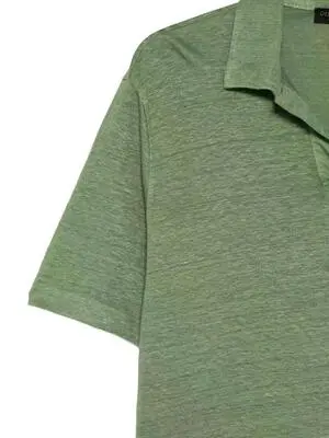 DELL'OGLIO V-neck T-shirt - Green