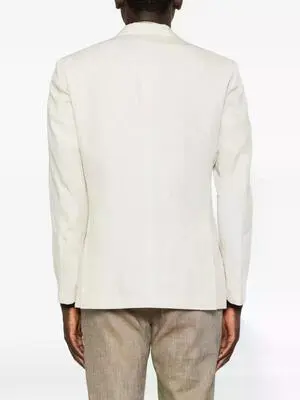 LARDINI Patch-pocket Blazer - Neutrals