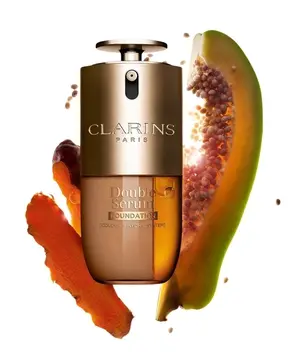 Clarins Double Serum Foundation: Luminous Foundation With Skincare Benefits - M5c