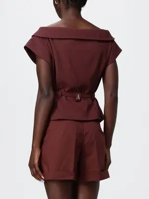 Patrizia Pepe Viscose Vest - Brown