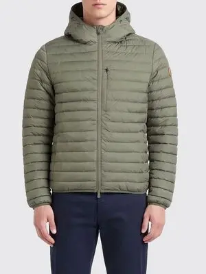 SAVE THE DUCK Quilted Hooded Jacket - Green