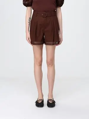 Twinset Raw Edge Hem Shorts For Women