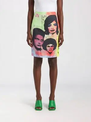 Versace Printed Midi Skirt