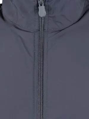 SAVE THE DUCK Nylon Vest With High Collar And Zip Closure - Blue