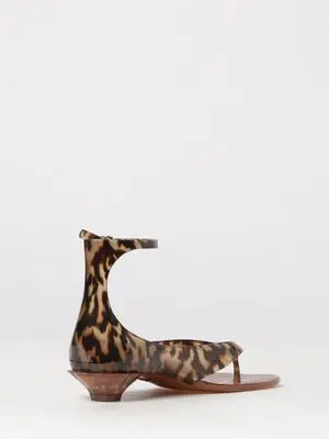Chloé Jelly Pvc Animal Print Thong Sandals - Multicolor