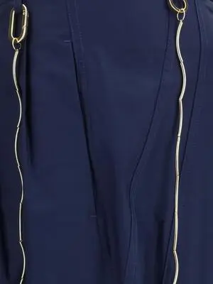 DARKPARK Wide-leg Cotton Trousers - Navy