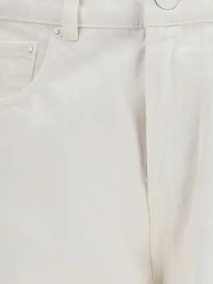 AMI Paris Cotton Denim Straight Jeans