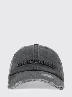 Camper Logo Worn Denim Baseball Cap - Grey