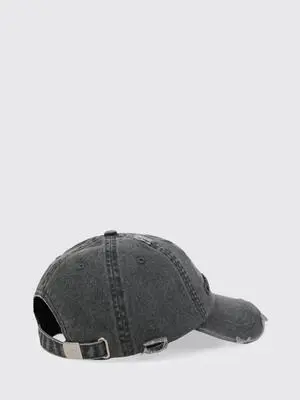 Camper Logo Worn Denim Baseball Cap - Grey