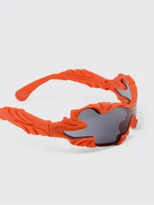 Camper Tormenta Acetate And Bio Rubber Sunglasses - Orange