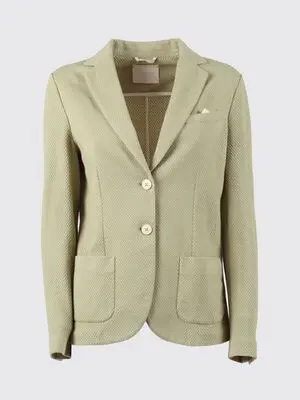 CIRCOLO 1901 Single-breasted Jacket With Notched Lapel - Green
