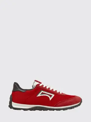 Camper Drift Walk Sneakers In Recycled Polyester And Leather - Red