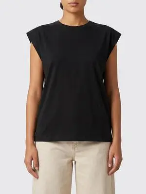 THOM KROM Sleeveless Cotton Blend Top - Black