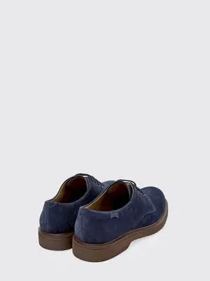 Camper Norman Suede Derby Lace Up Shoes - Blue