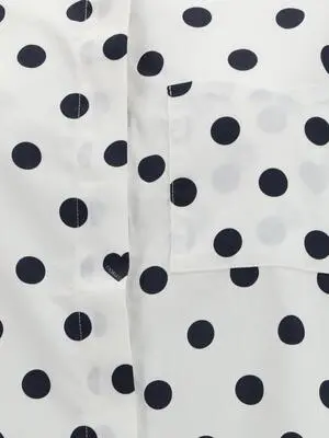Fiorucci Polka Dot Cotton Shirt Dress