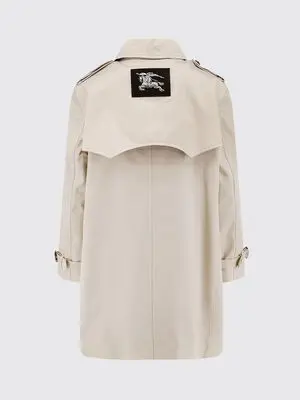 Burberry Double-breasted Cotton Trench Coat - Beige