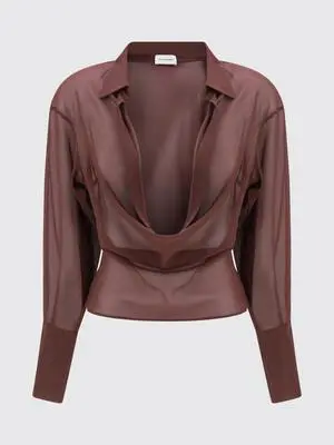 Andamane Draped Shirt - Violet