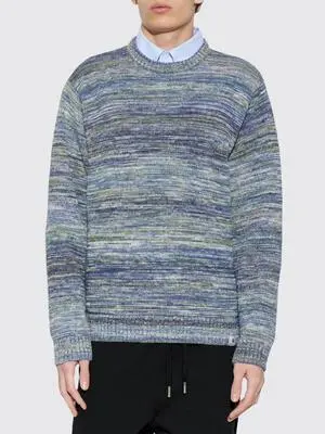 Carhartt Work In Progress Cotton Pullover With Abstract Pattern - Grey