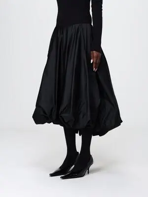 Balenciaga Silk Blend Balloon Skirt - Black