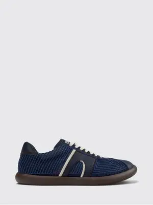 Camper Pelotas Soller Recycled Polyester And Leather Sneakers - Blue