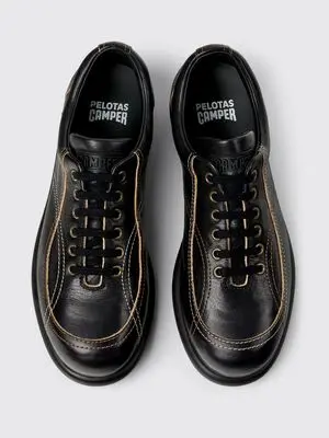 Camper Calfskin Leather Lace Up Sneakers
