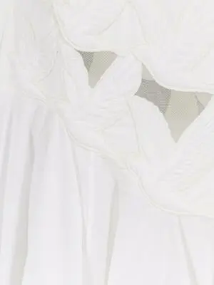 Zimmermann Asymmetrical Cotton Midi Dress - Ivory