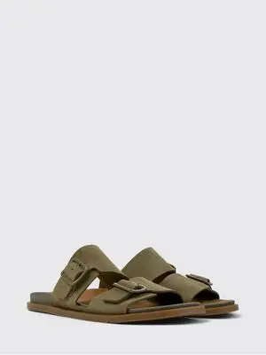 Camper Lluc Suede Sandals With Double Strap Closure