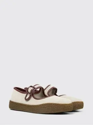 Camper Peu Terreno Suede Mary Jane Ballerina